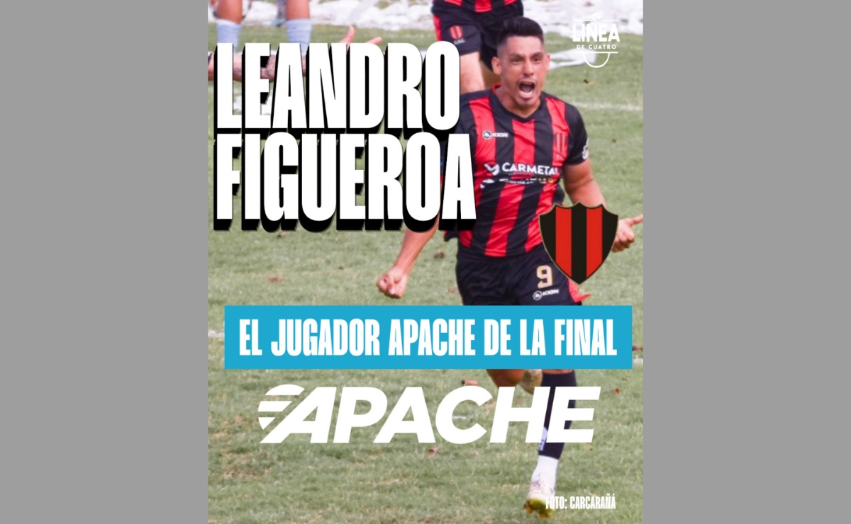 Leandro Figueroa es el jugador APACHE de la Final de vuelta – Línea de cuatro